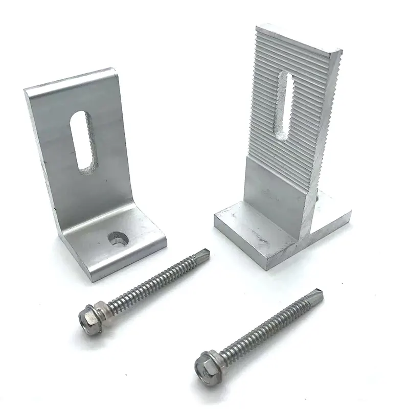Aluminum L Foot Brackets For solar Mounting - China Loong Fastener Co ...