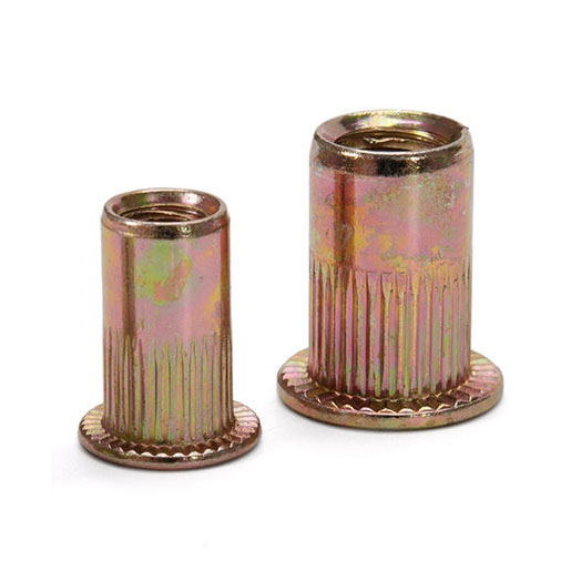 Tubular Flat Head Round Body Knurled Rivet Nut - China Loong Fastener ...